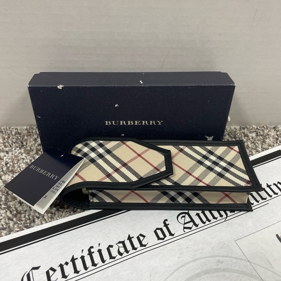 Burberry | Accessories | Authentic Burberry New Check Series Pen Case ...